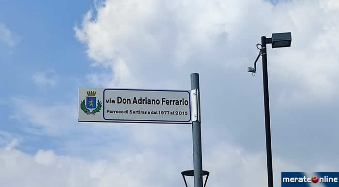 Sartirana: strada intitolata allo storico parroco don Adriano Ferrario ...